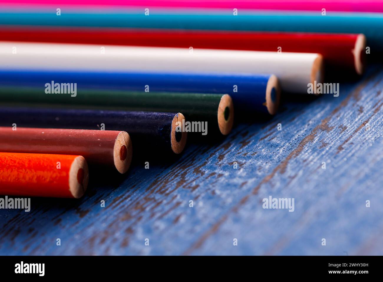 Color pencil, close-up Stock Photo - Alamy