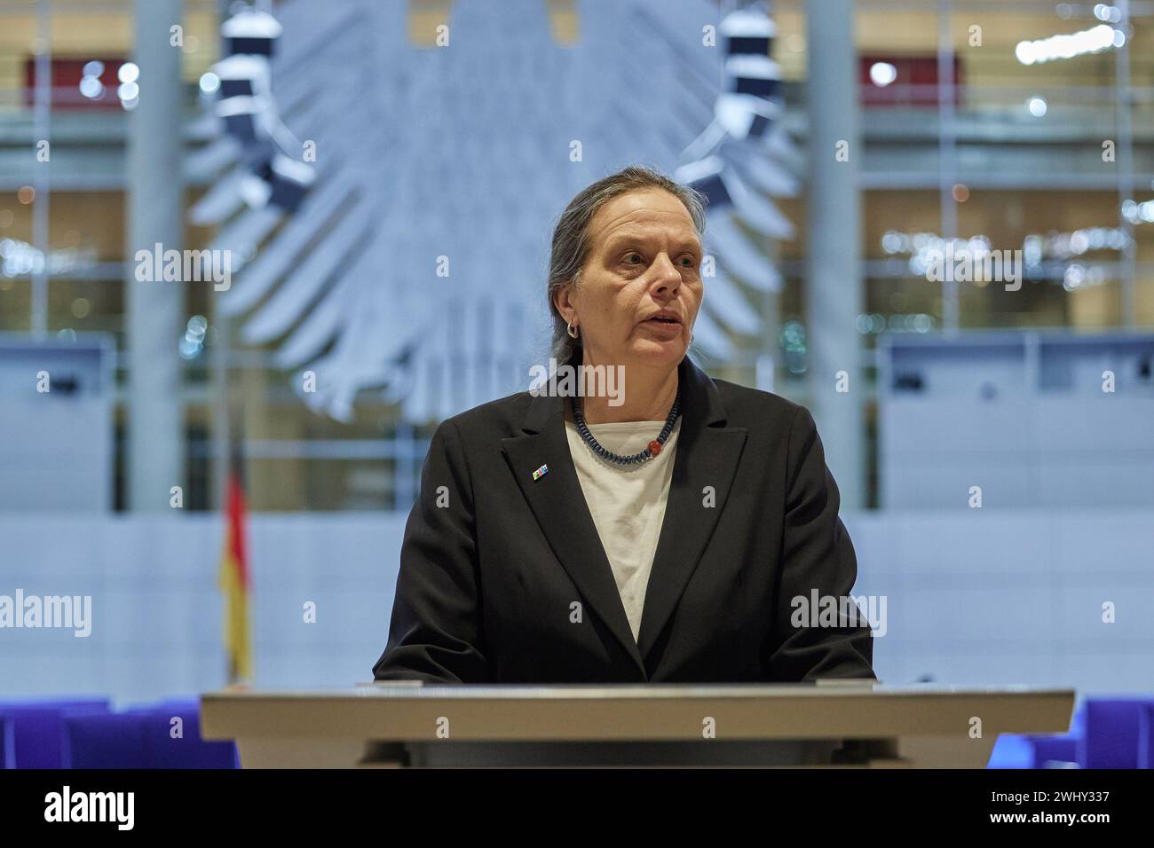 Berlin, Germany. 12th Feb, 2024. Federal Returning Officer Ruth Brand ...