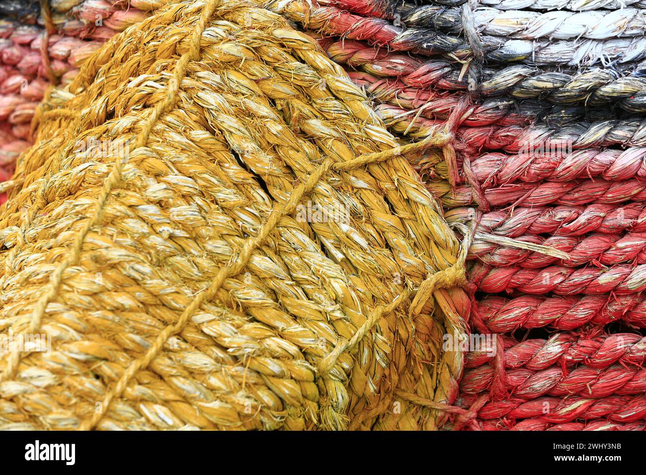 The background of the grass weaving Stock Photo - Alamy