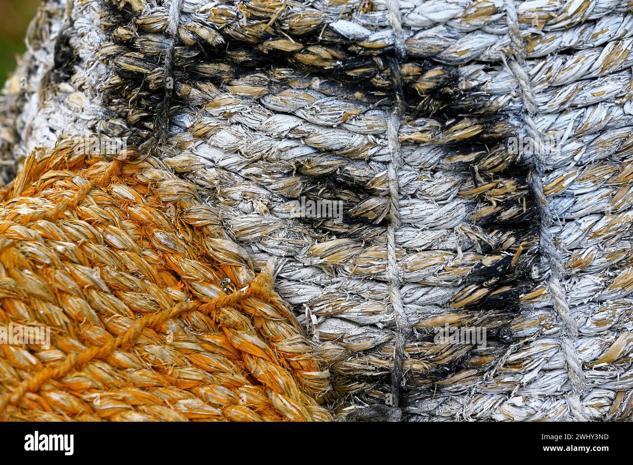 The background of the grass weaving Stock Photo - Alamy