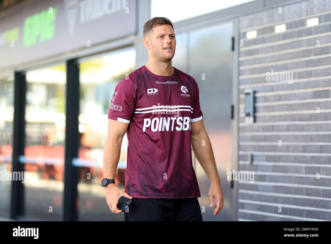 Sydney, Australia. 12th Feb, 2024. Corey Waddell looks on during the ...