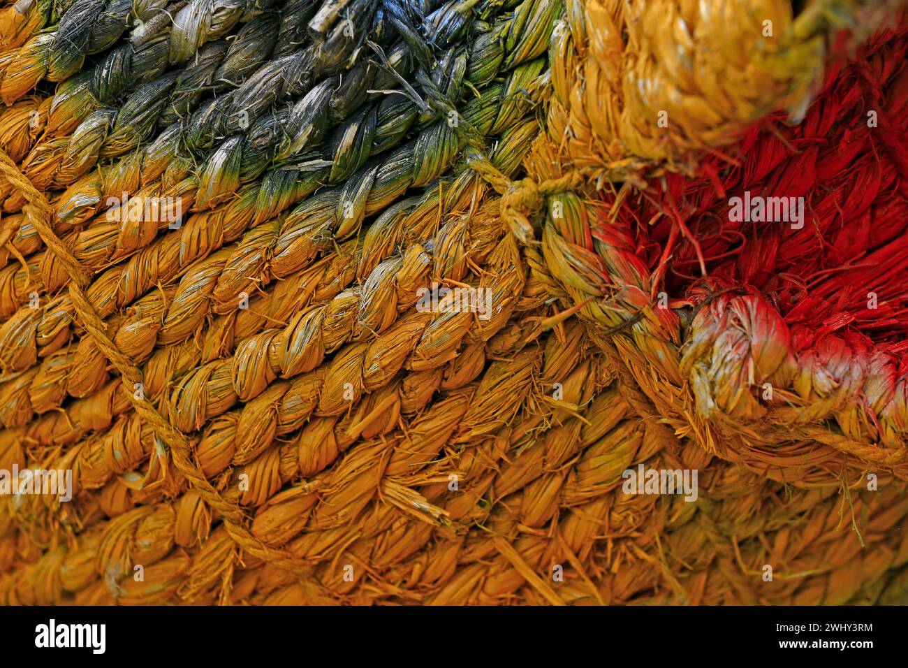 The background of the grass weaving Stock Photo - Alamy