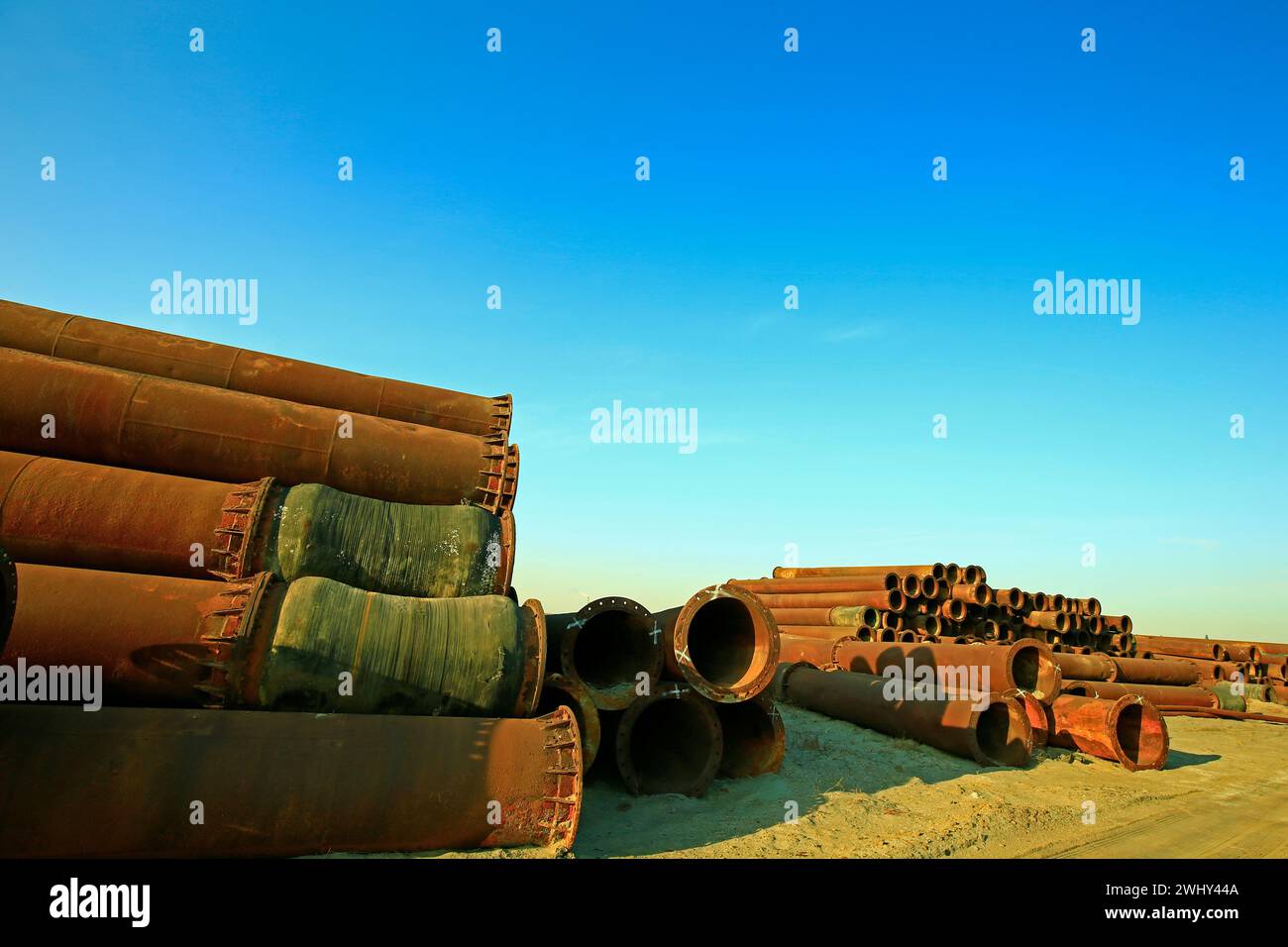 The rusty pipe Stock Photo - Alamy