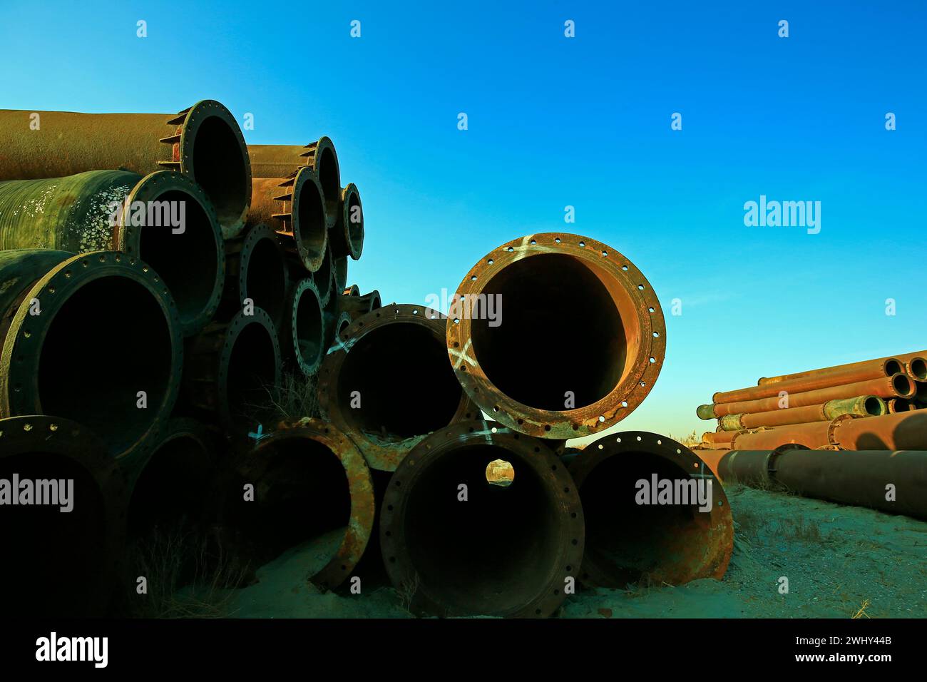The rusty pipe Stock Photo - Alamy