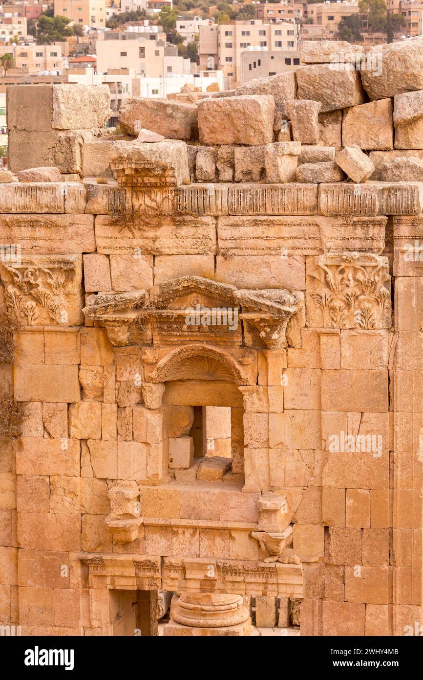 Ancient roman ruins of Jerash Gerasa, Jordan Stock Photo - Alamy