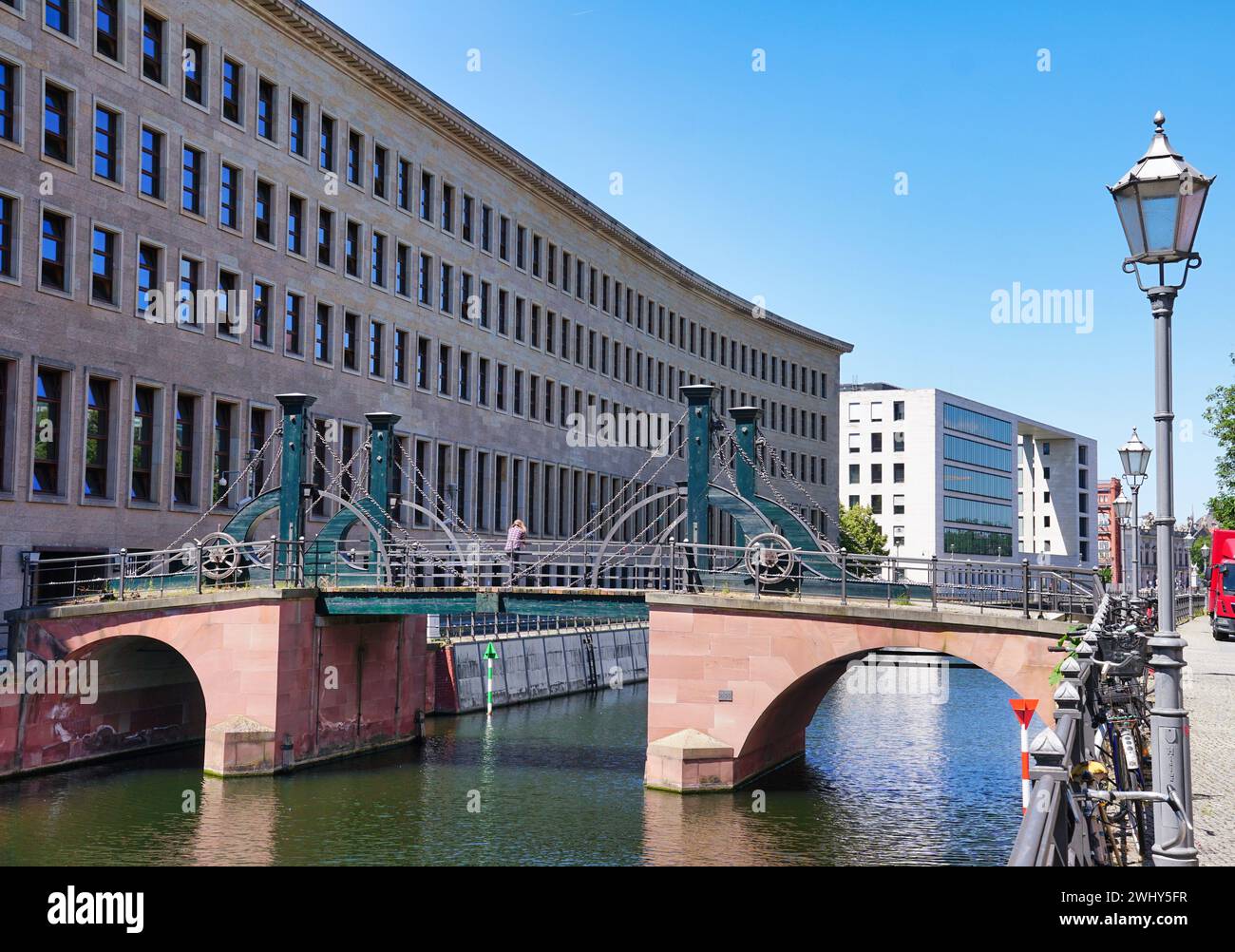 Maiden bridge from the 18th century in Berlin Stock Photo - Alamy