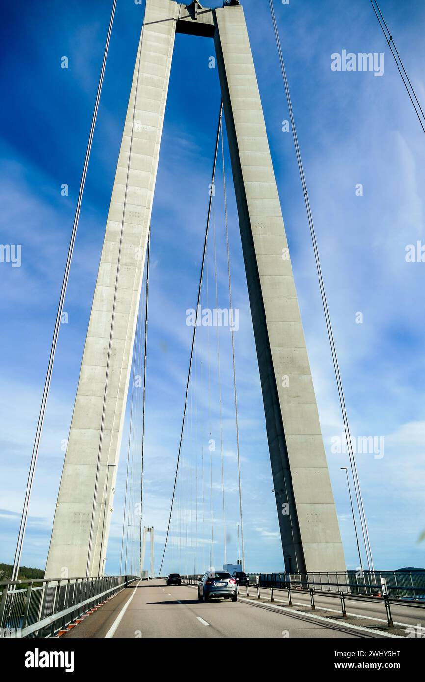 Bridge over river, in Sweden Scandinavia North Europe Stock Photo - Alamy