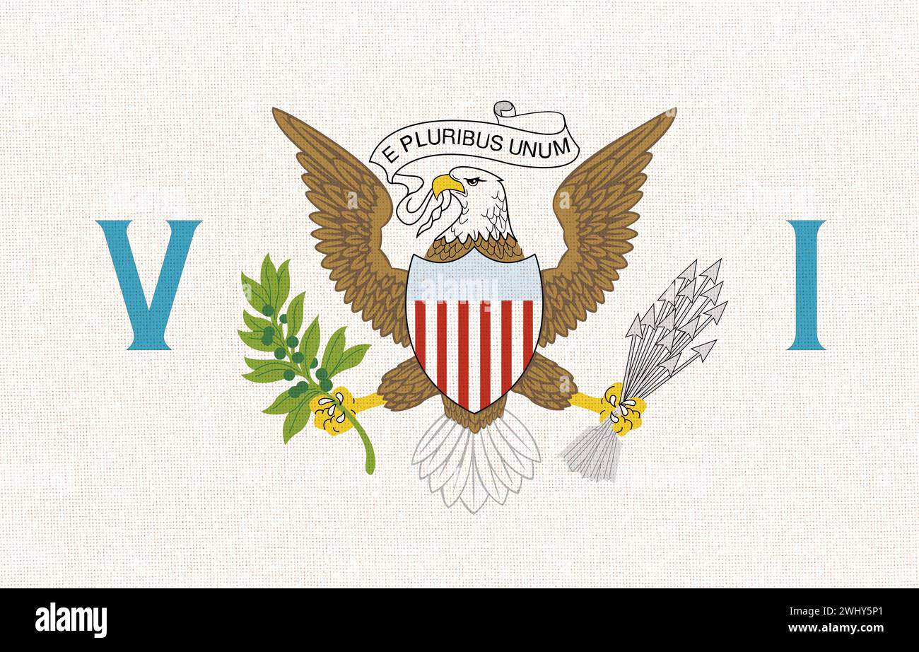 Flag of united states virgin islands hi-res stock photography and ...