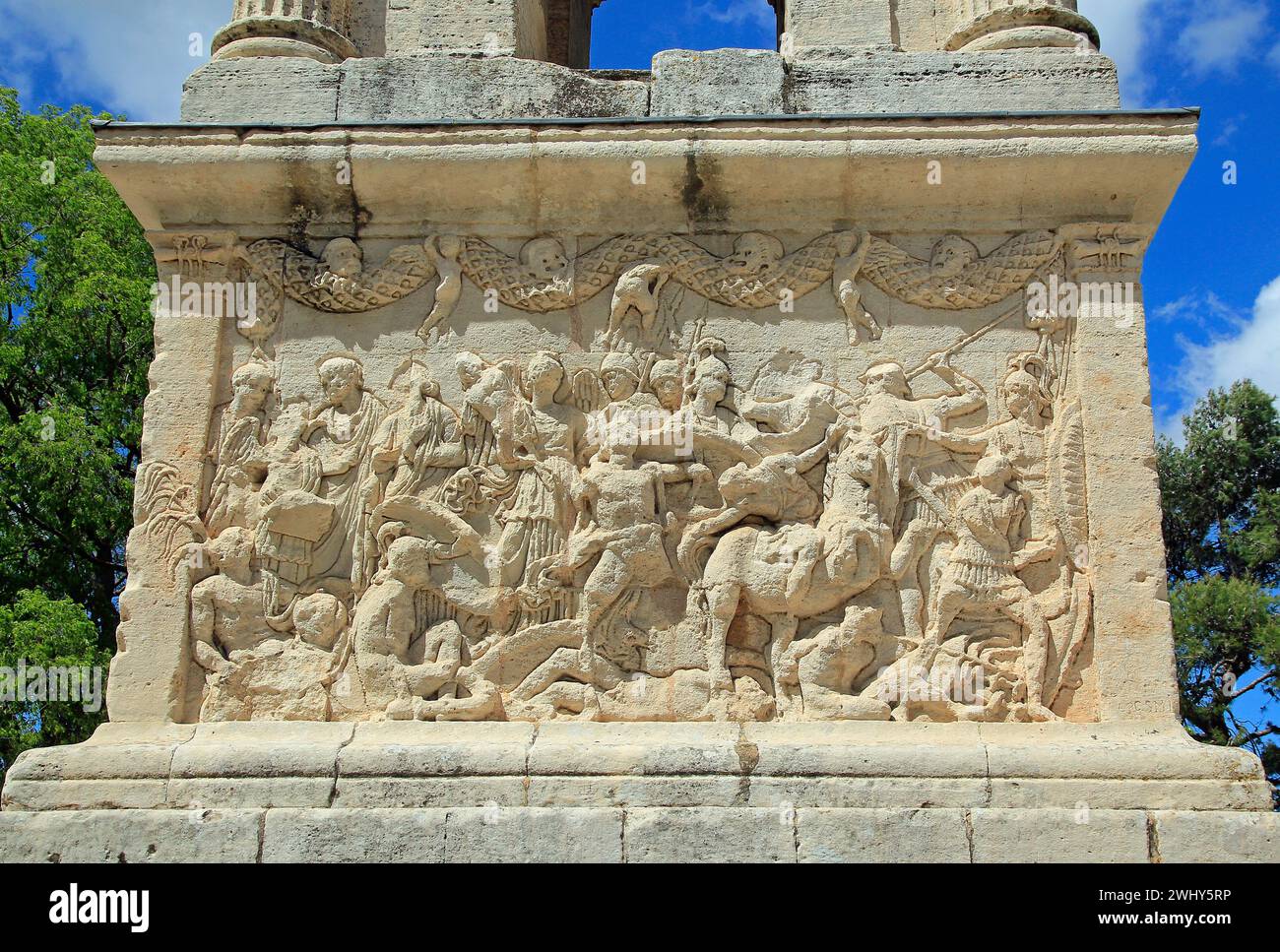 Glanum, ruins, archaeological site, Saint-Remy de Provence, France ...