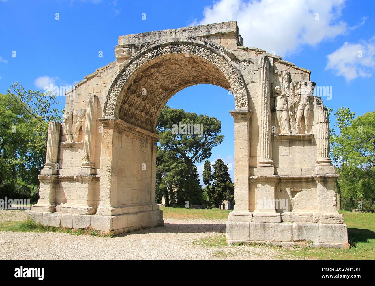 Glanum, ruins, archaeological site, Saint-Remy de Provence, France ...