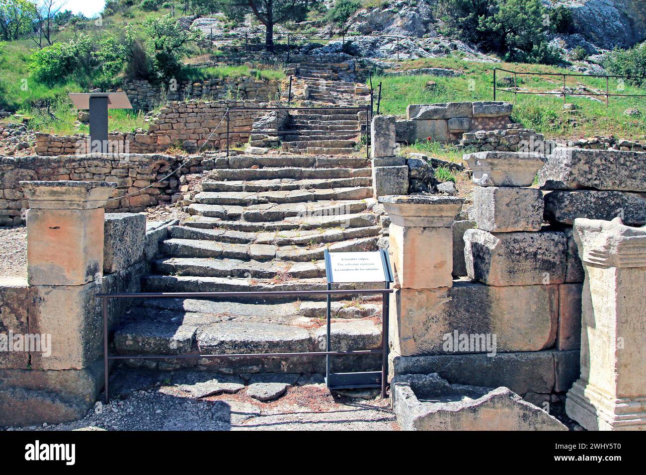 Glanum, ruins, archaeological site, Saint-Remy de Provence, France ...