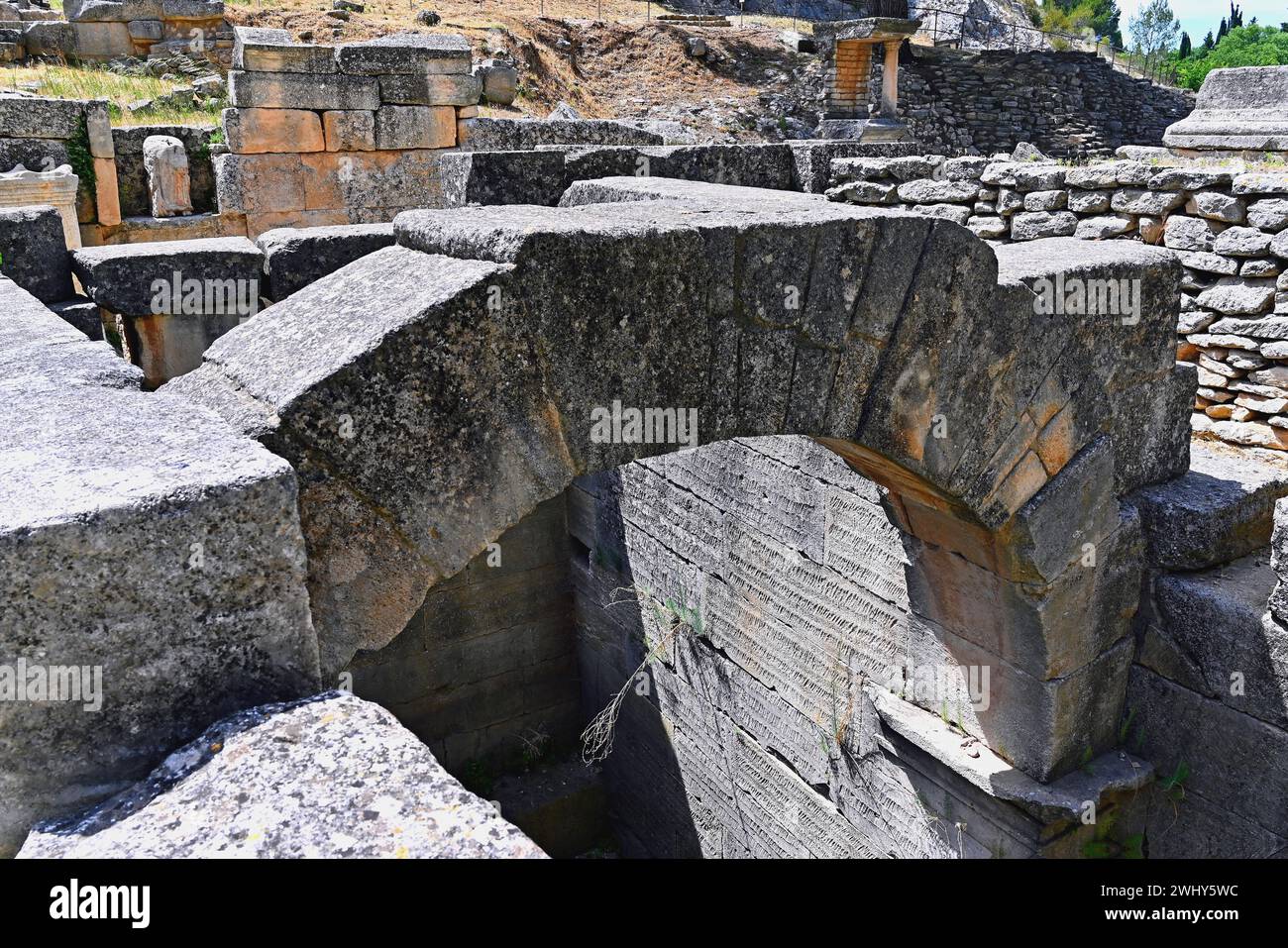 Glanum, ruins, archaeological site, Saint-Remy de Provence, France ...