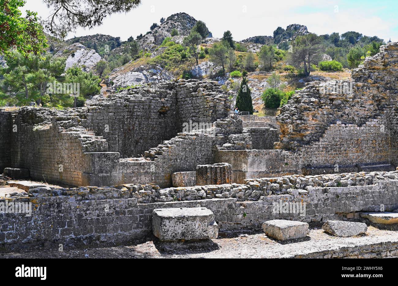 Glanum, ruins, archaeological site, Saint-Remy de Provence, France ...