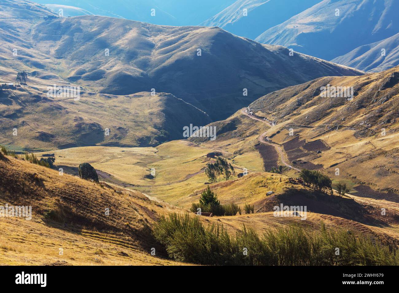 Rural landscapes in Peru Stock Photo - Alamy