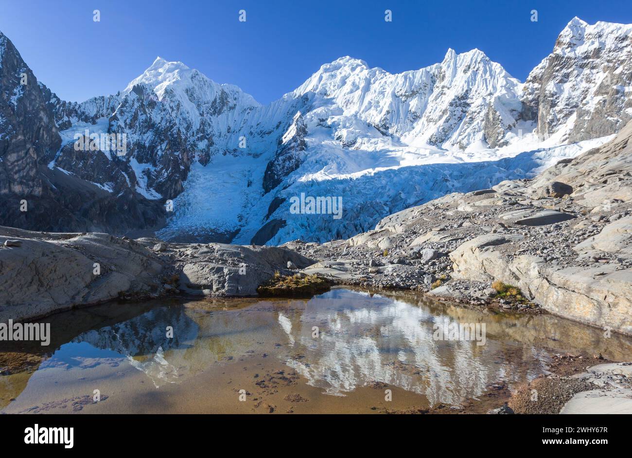 The Cordillera Blanca in the northern Andes of Peru is the highest ...