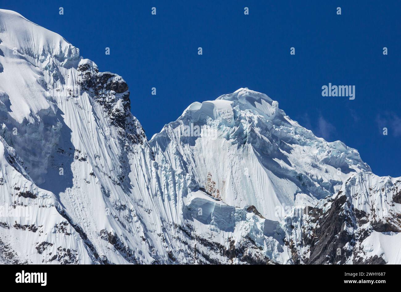 The Cordillera Blanca in the northern Andes of Peru is the highest ...