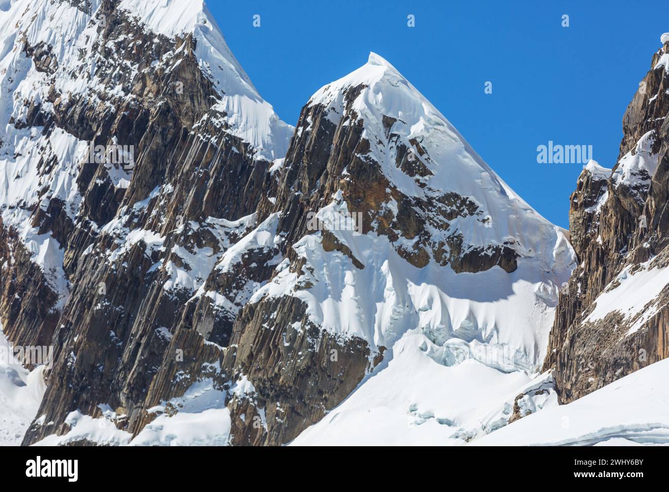 The Cordillera Blanca in the northern Andes of Peru is the highest ...