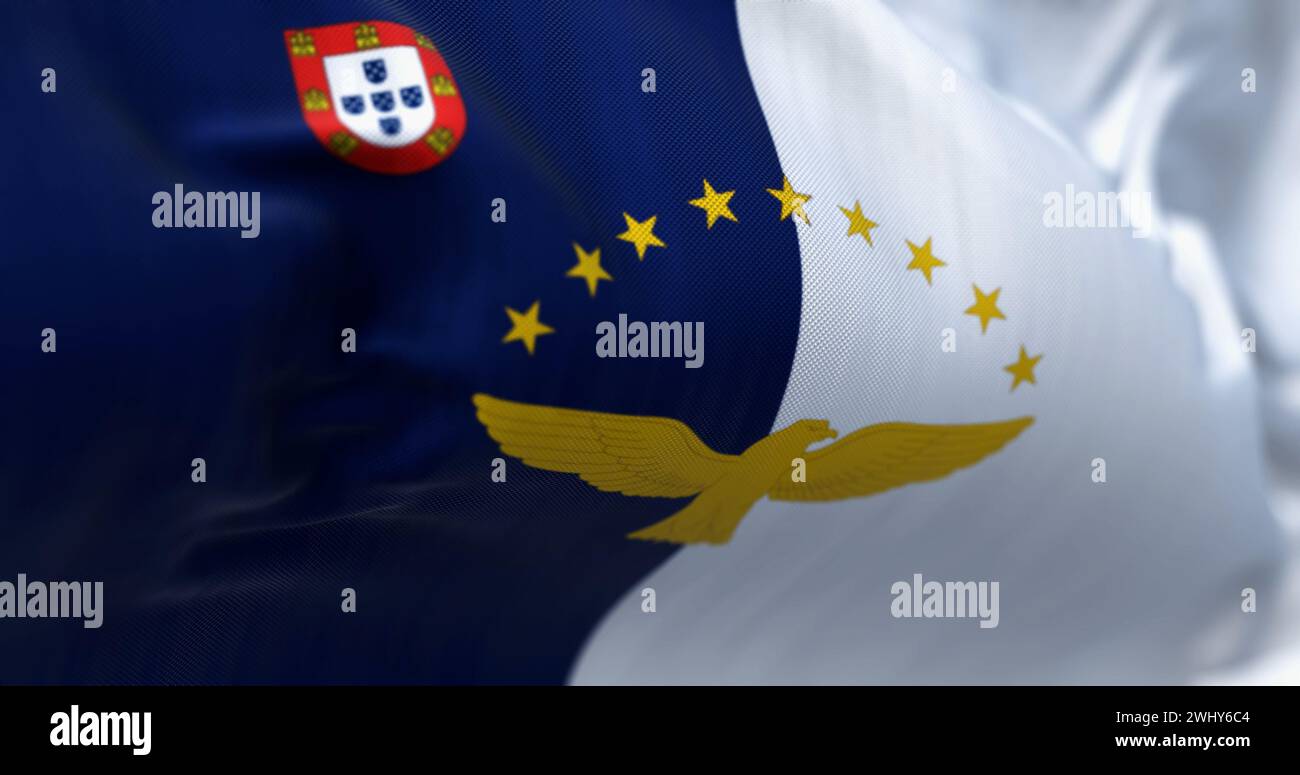 Flag of the azores hi-res stock photography and images - Alamy