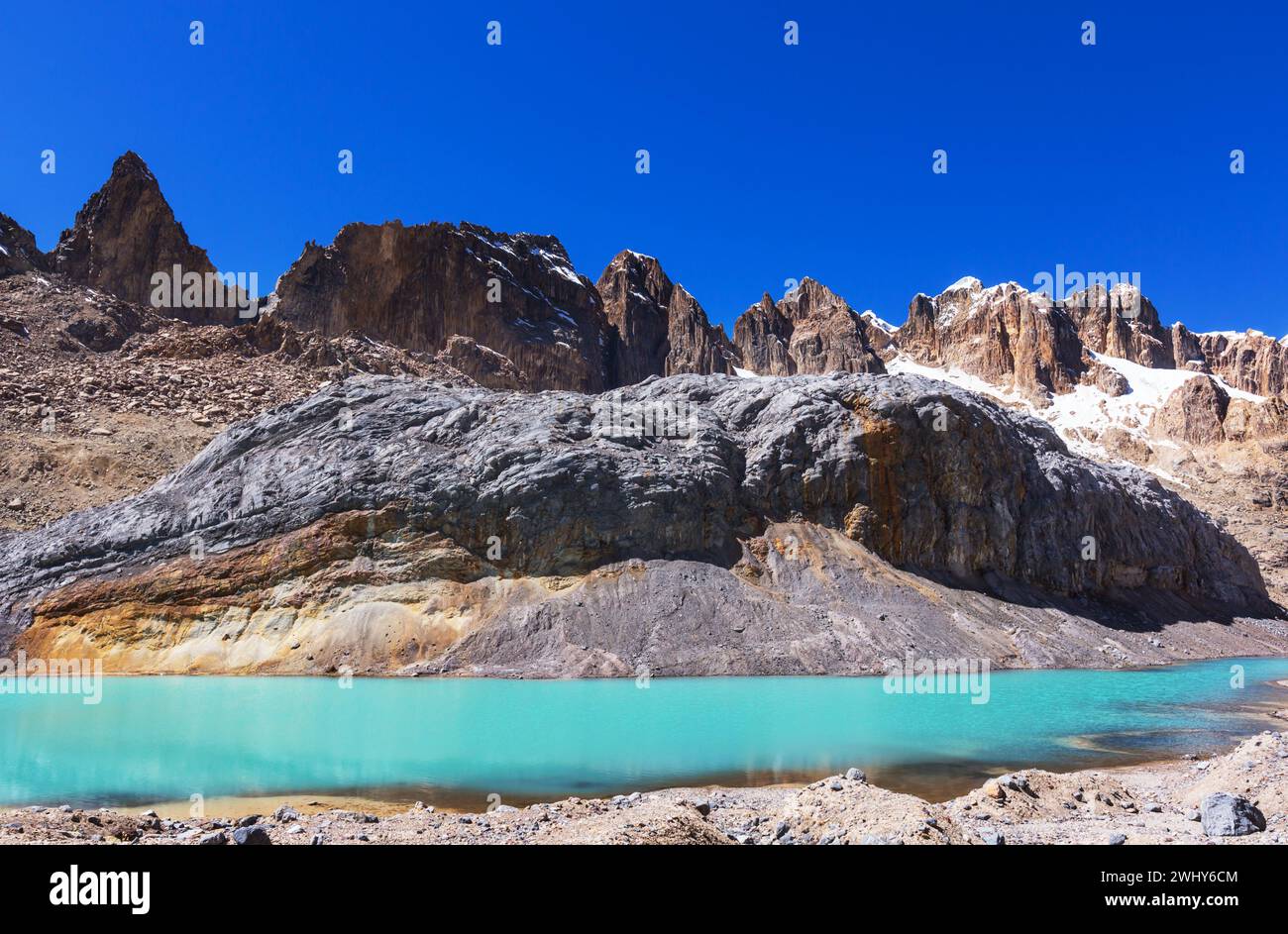 The Cordillera Blanca in the northern Andes of Peru is the highest ...