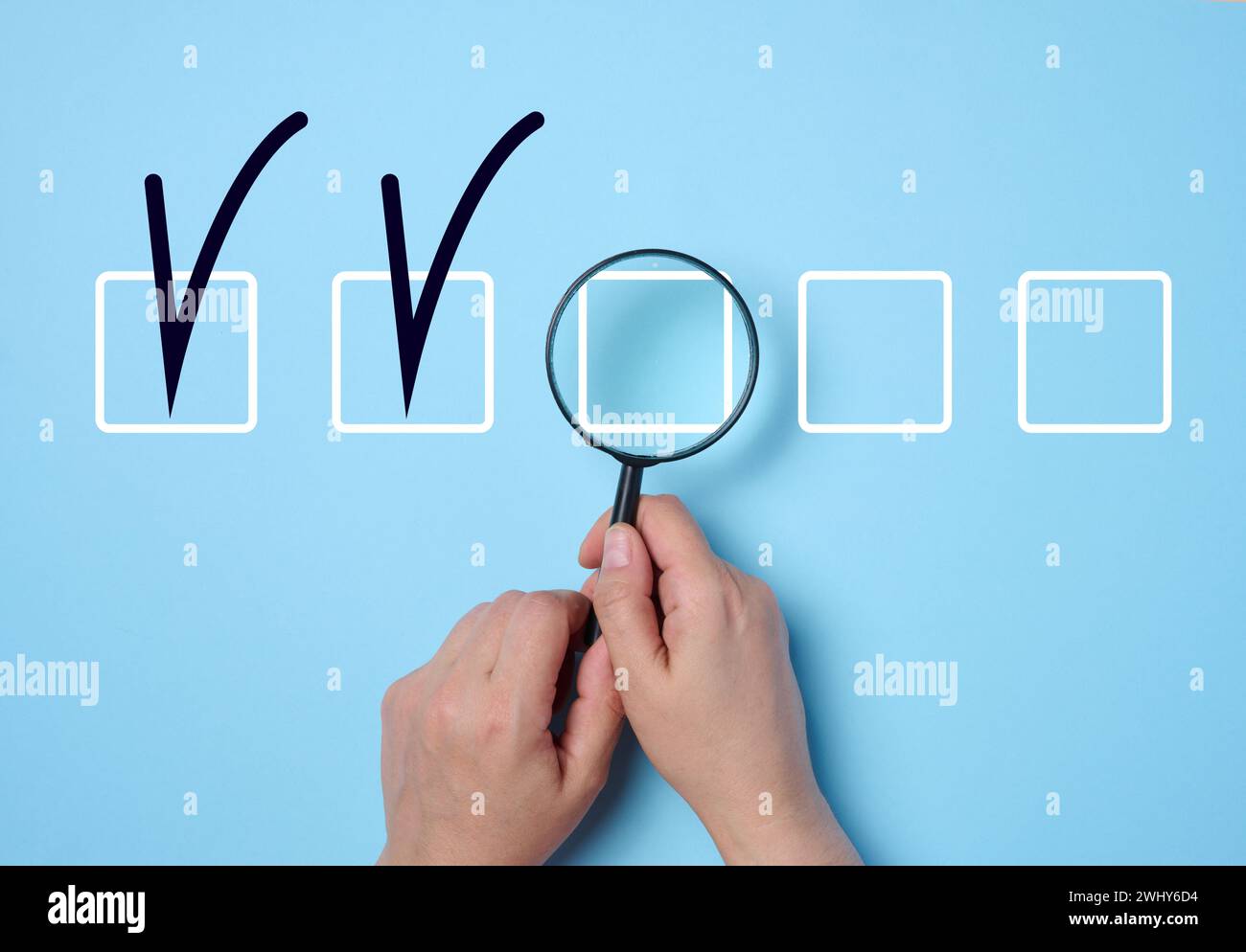 Verify checkmark hi-res stock photography and images - Alamy