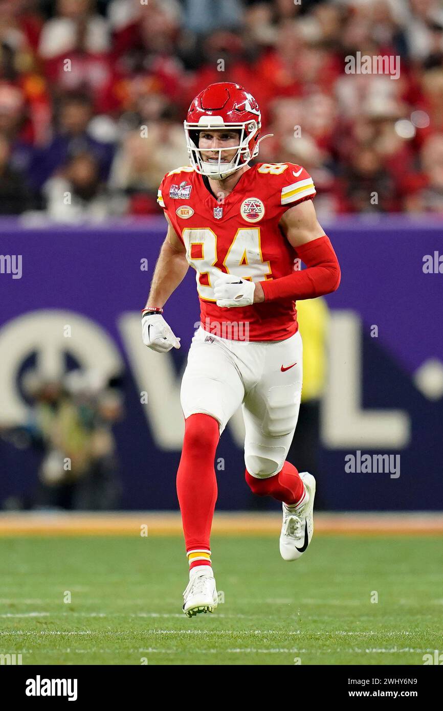Kansas City Chiefs wide receiver Justin Watson (84) runs down on ...