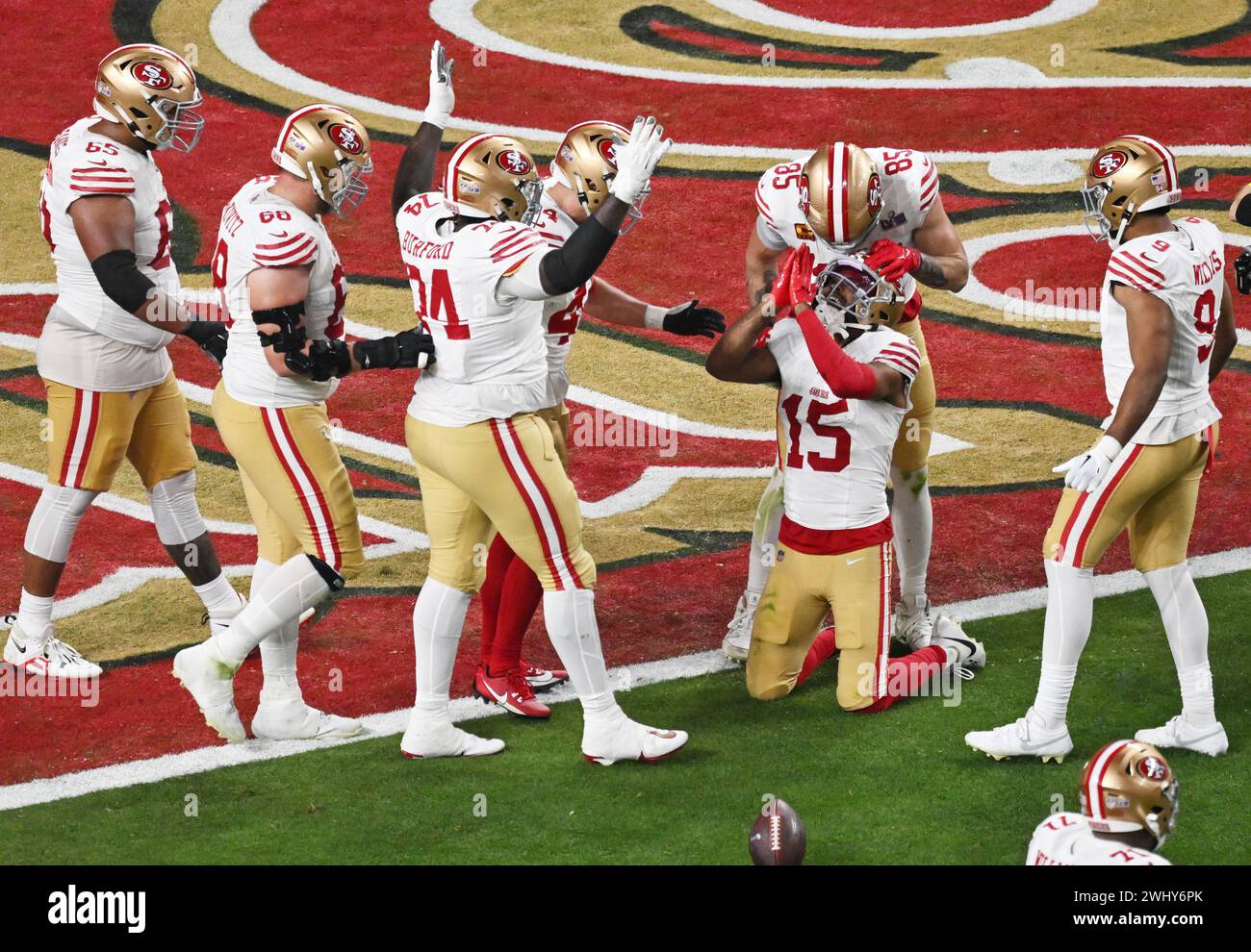 Las Vegas, United States. 11th Feb, 2024. San Francisco 49ers wide ...