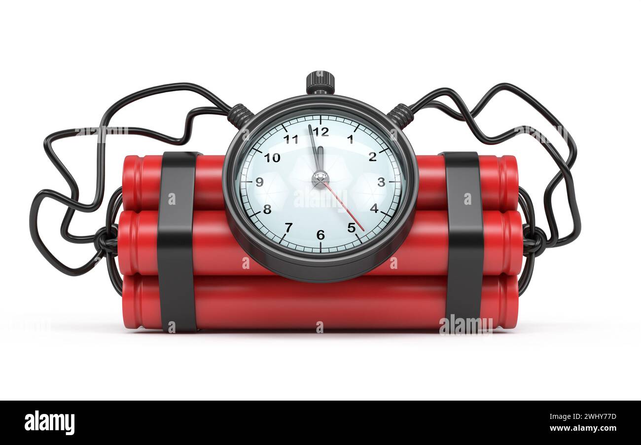 Tnt dynamite red bomb timer hi-res stock photography and images - Alamy