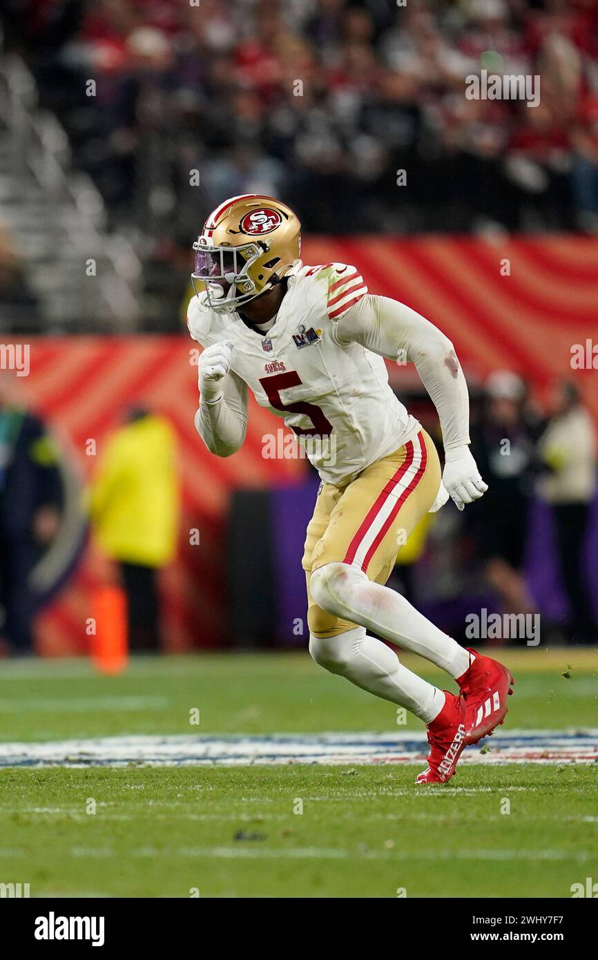 San Francisco 49ers linebacker Randy Gregory (5) in action against the ...