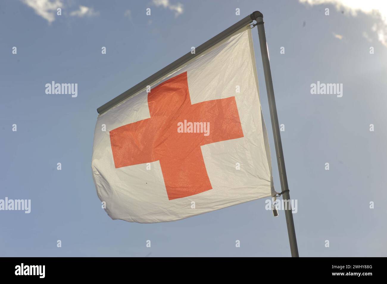 Red cross logo or symbol Stock Photo - Alamy