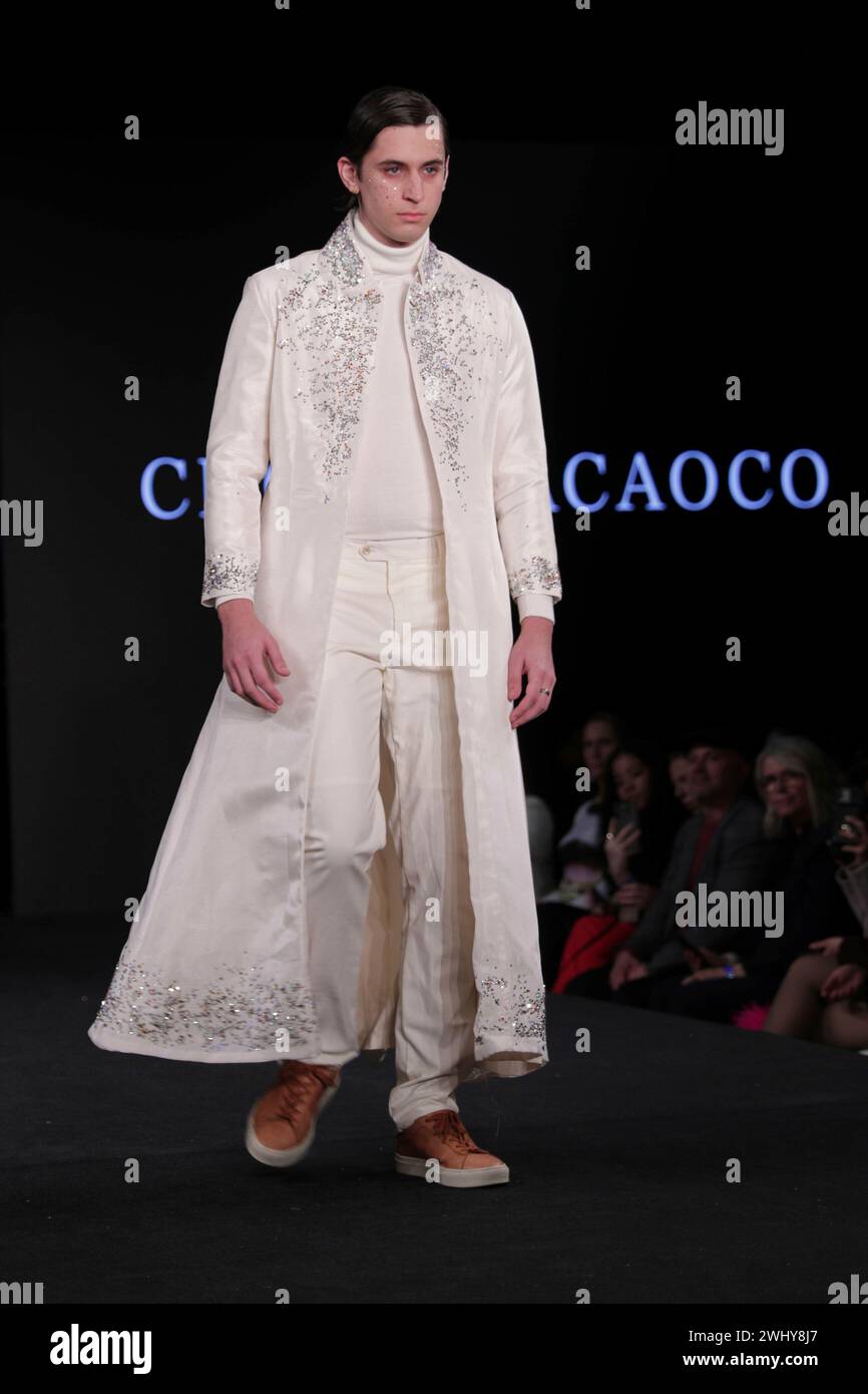 New York, USA, February 10, 2024 - Filipino fashion designer Chona ...