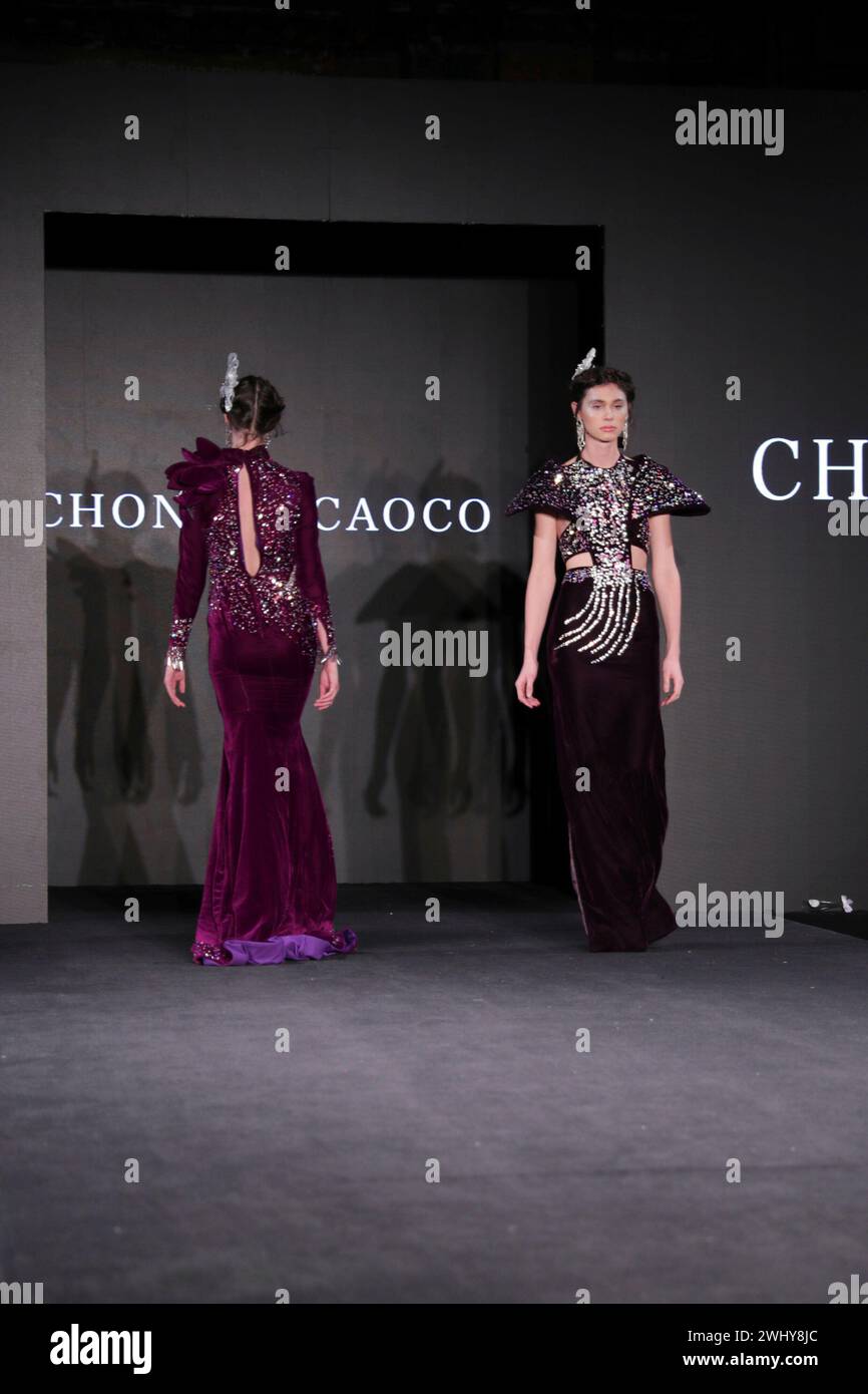 New York, USA, February 10, 2024 - Filipino fashion designer Chona ...