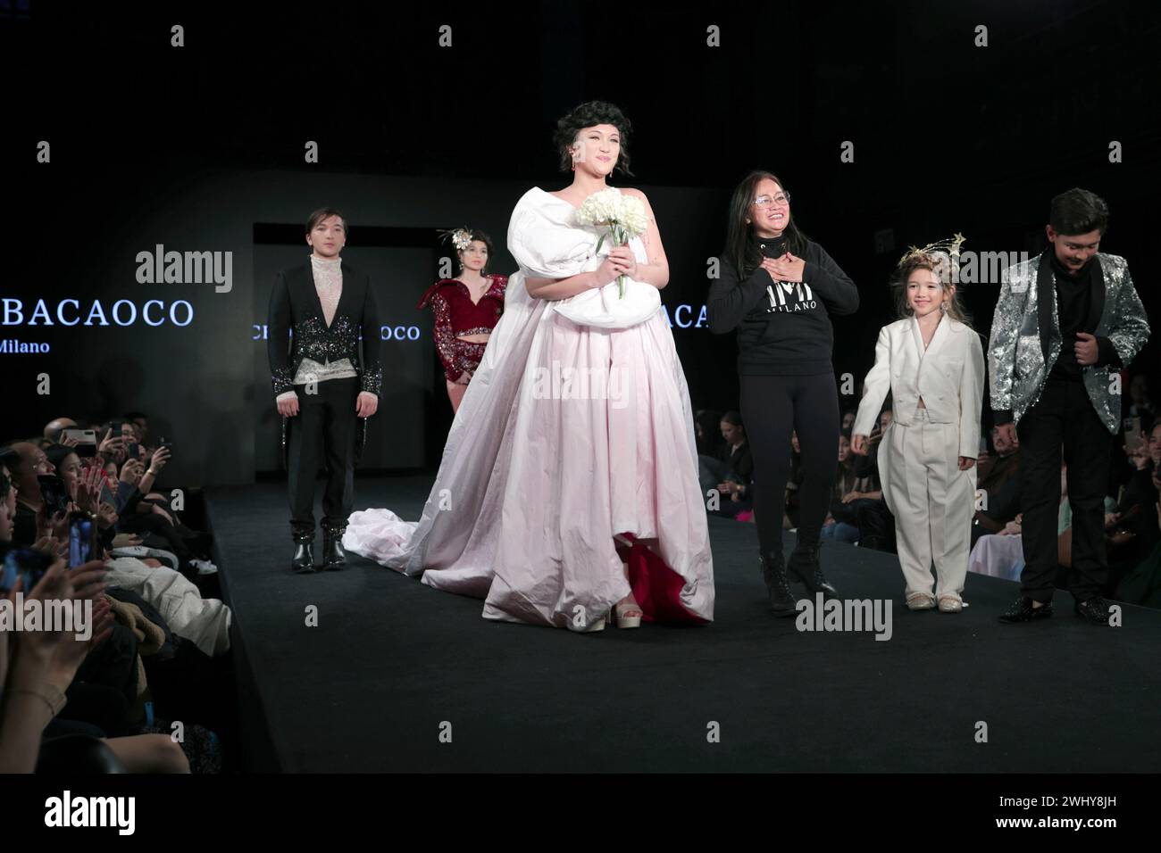 New York, USA, February 10, 2024 - Filipino fashion designer Chona ...
