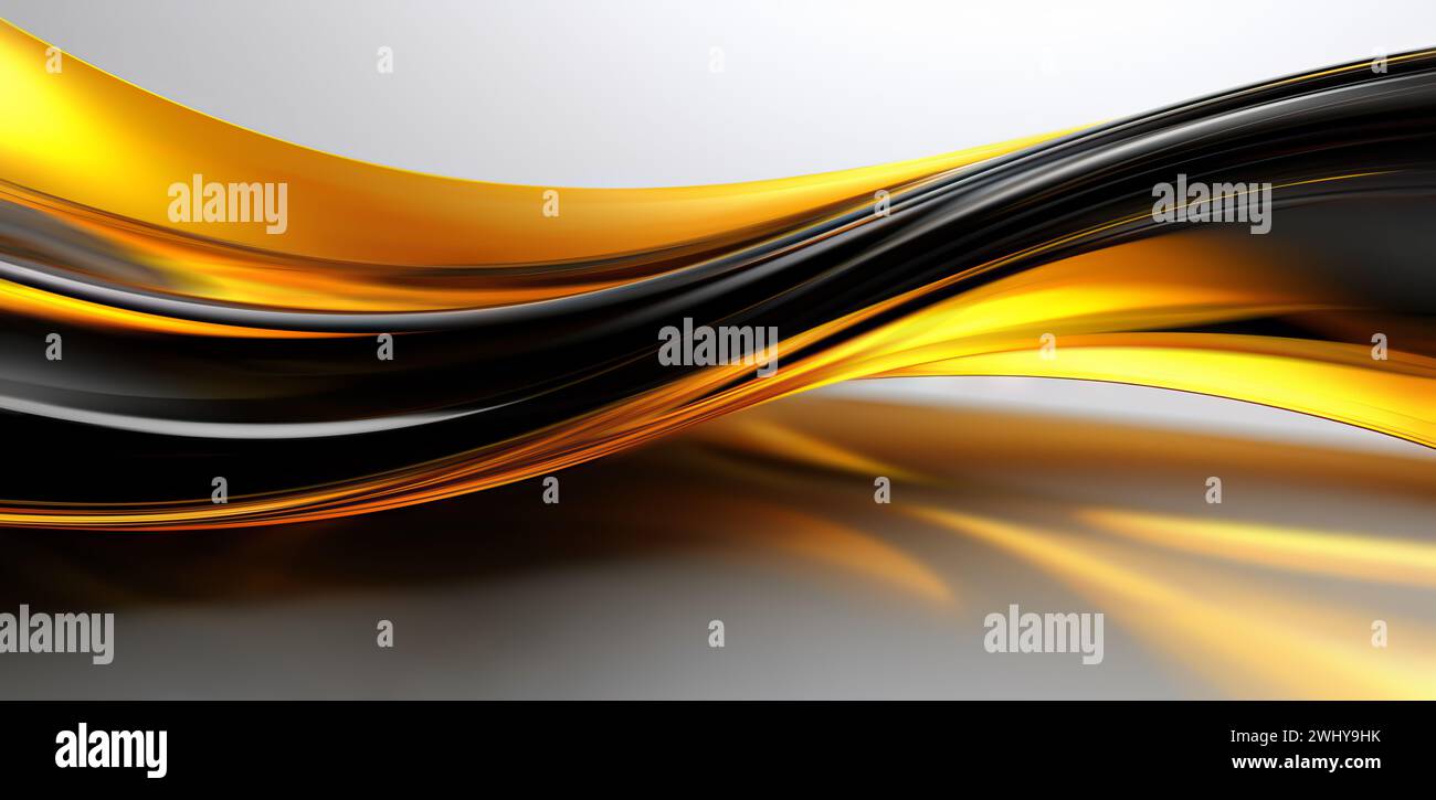 Golden Wave Background Stock Photo - Alamy