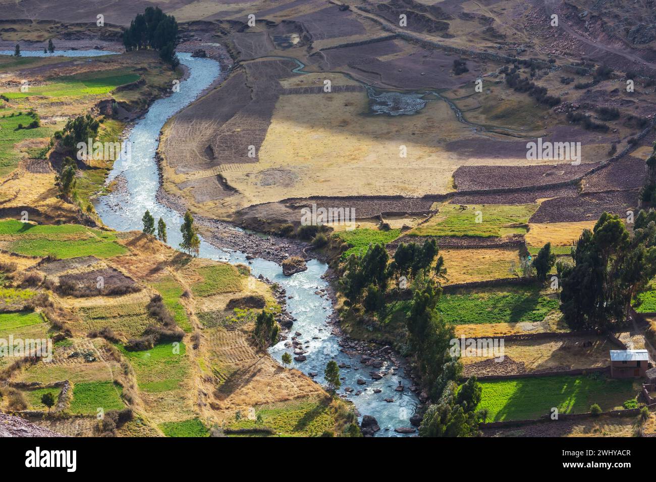 Rural landscapes in Peru Stock Photo - Alamy