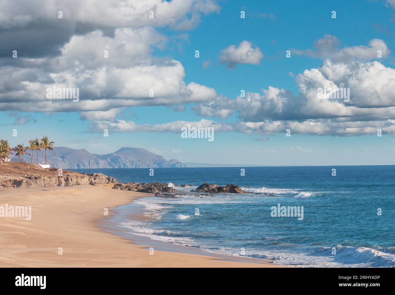 Beautuful landscapes in Baja California, Mexico. Travel background ...