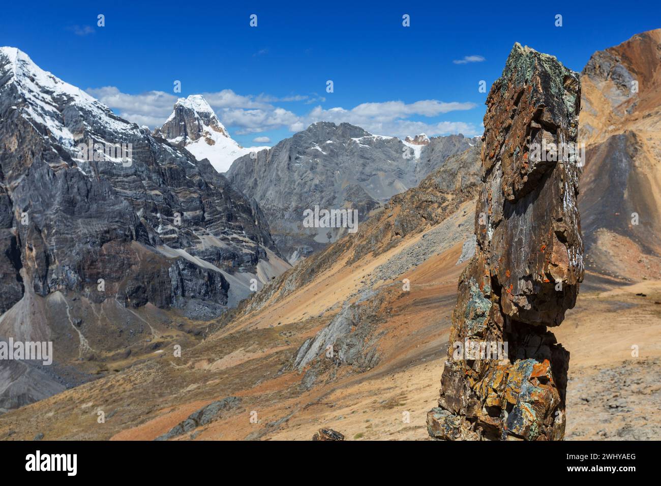 The Cordillera Blanca in the northern Andes of Peru is the highest ...
