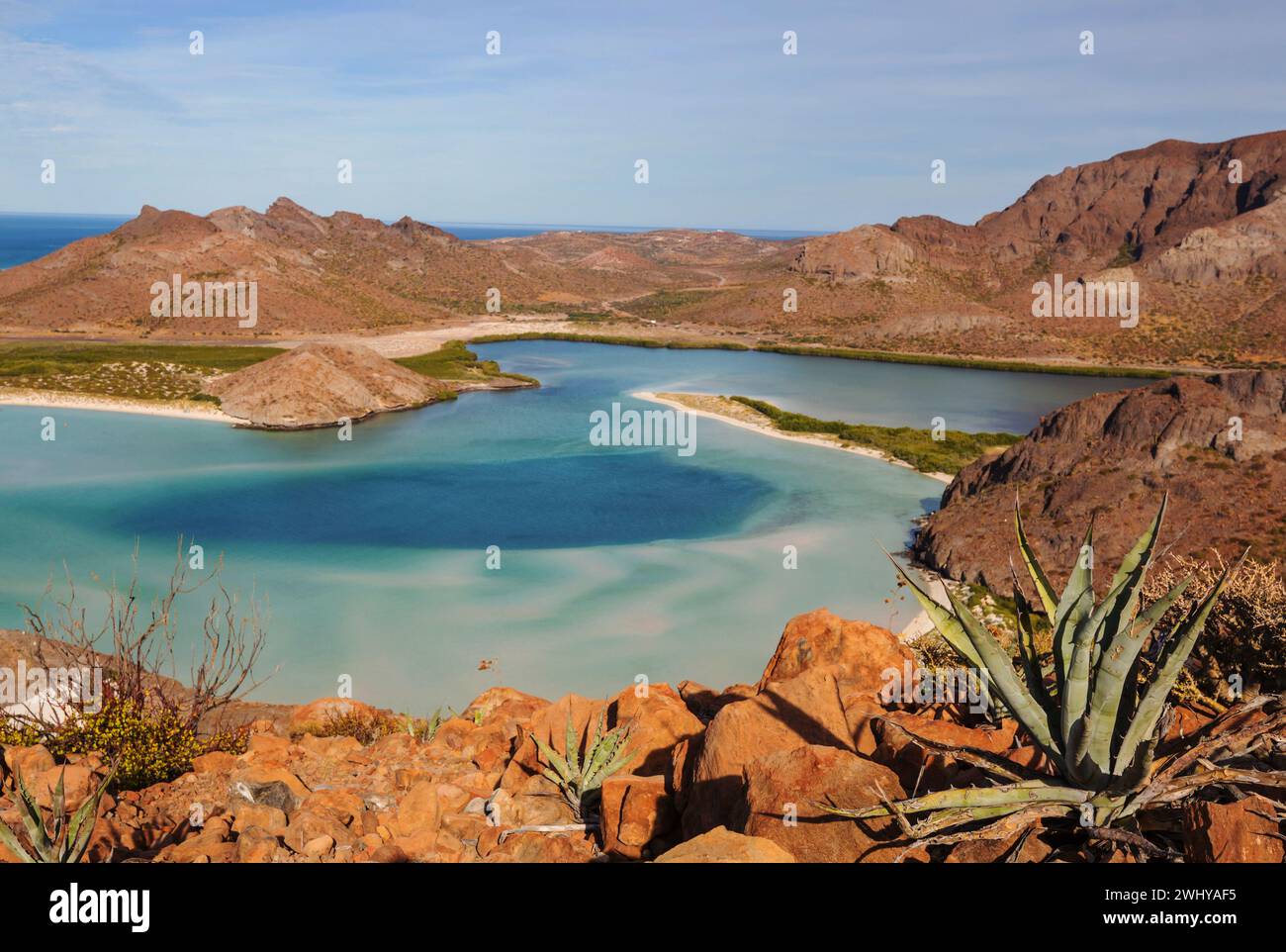 Fascinating landscape in the Mexican state of Baja California Stock ...