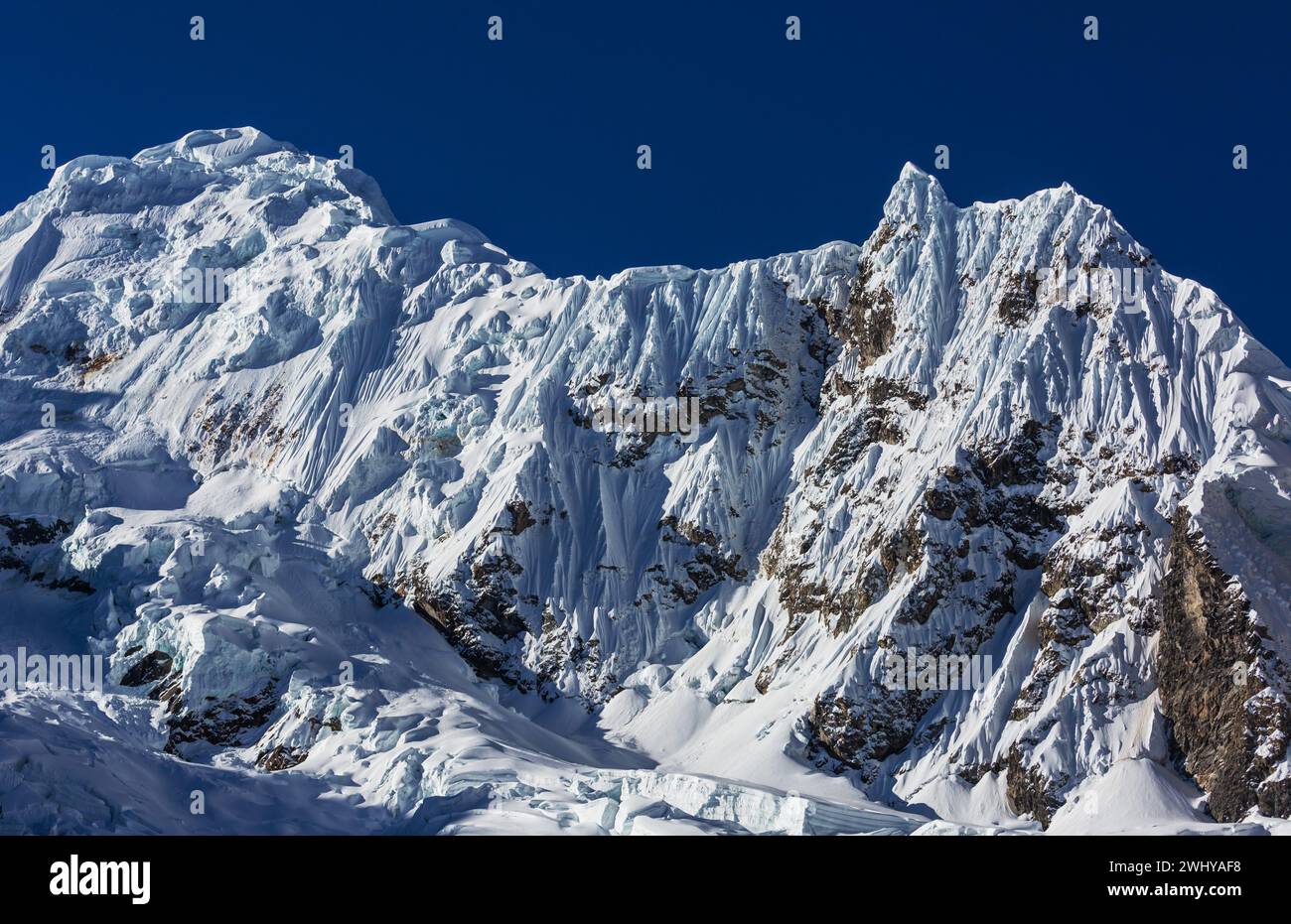 The Cordillera Blanca in the northern Andes of Peru is the highest ...