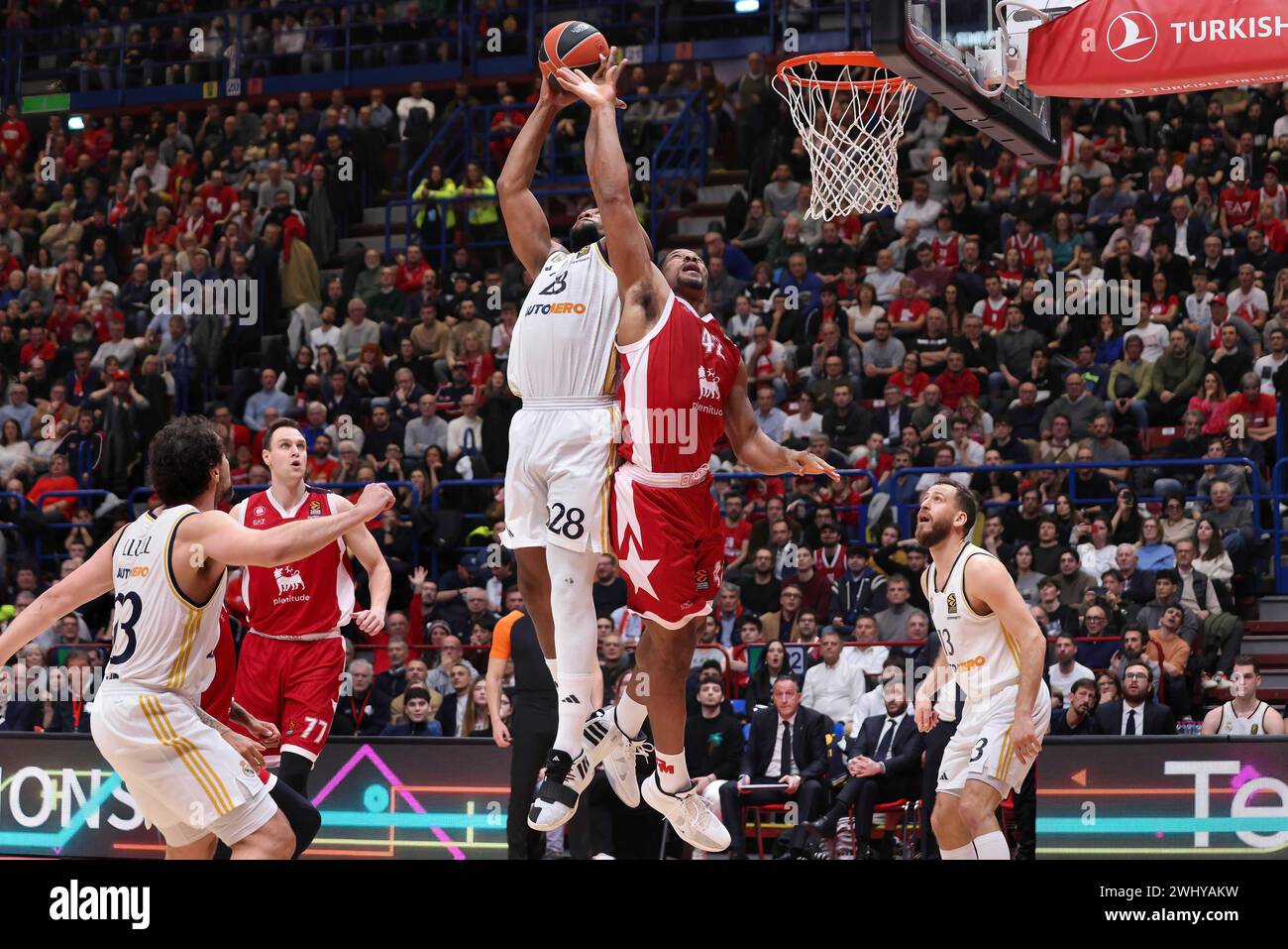 Milan, Italy. 8th Feb, 2024. Italy, Milan, feb 8 2024: Guershon ...
