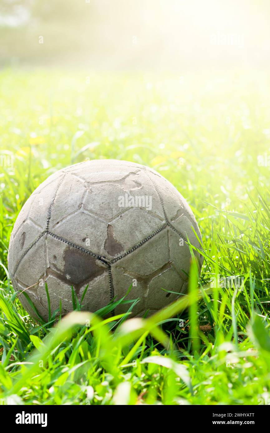 Old soccer pitch hi-res stock photography and images - Alamy