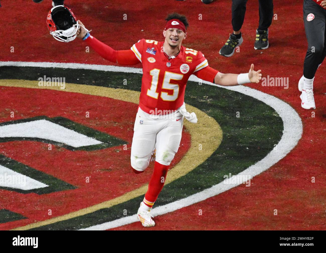 Las Vegas, United States. 11th Feb, 2024. Kansas City Chiefs ...