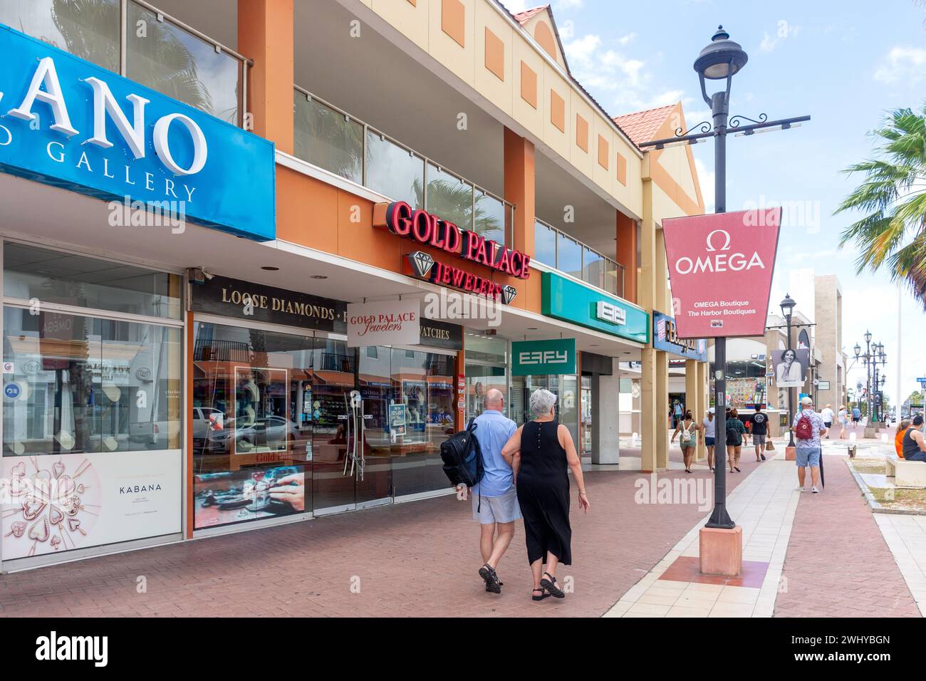 Jewellery shops, L.G. Smith Boulevard, Oranjestad, Aruba Oranjestad ...