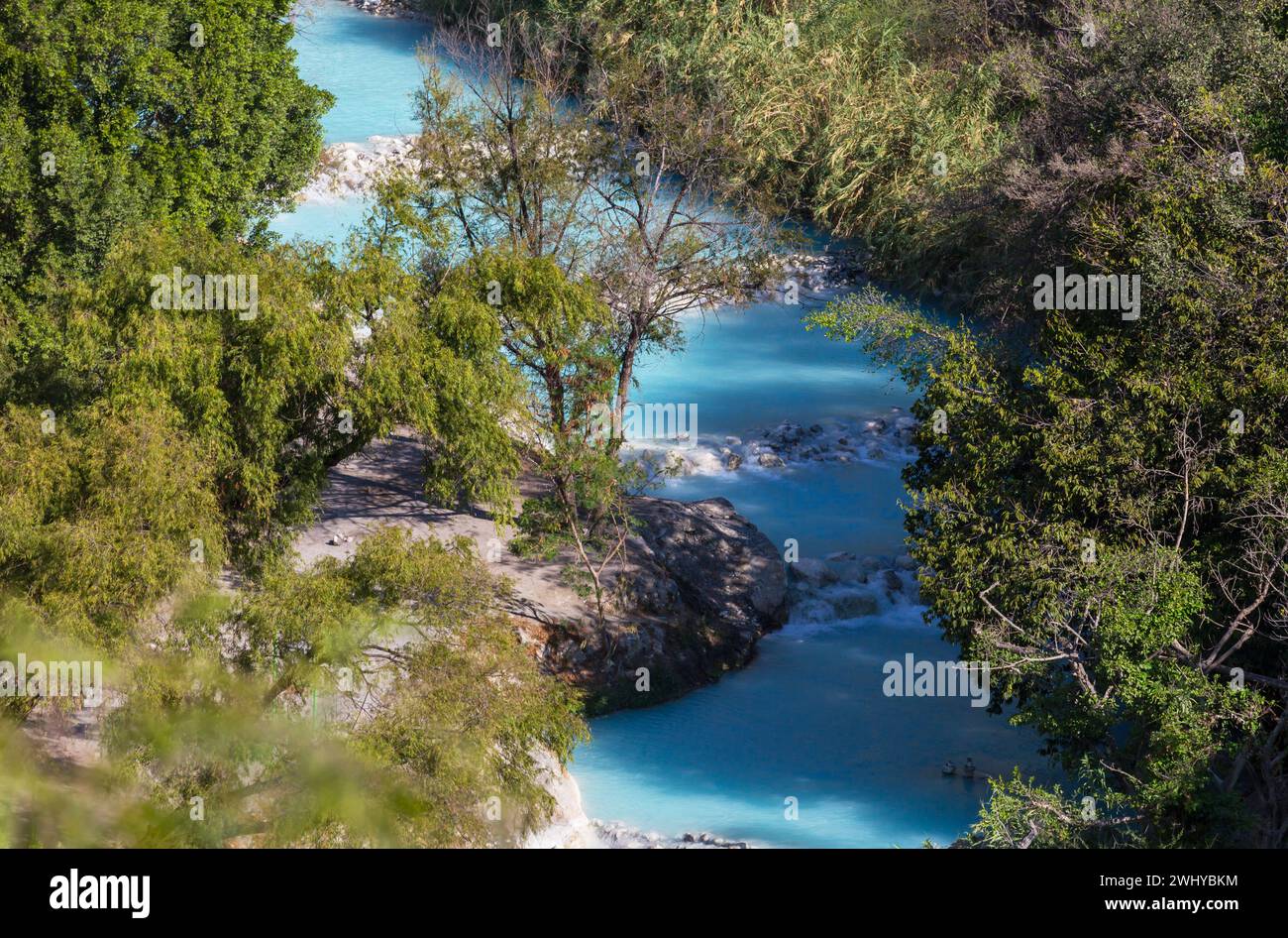 The Grutas of Tolantongo are a national park with hot springs, in the ...