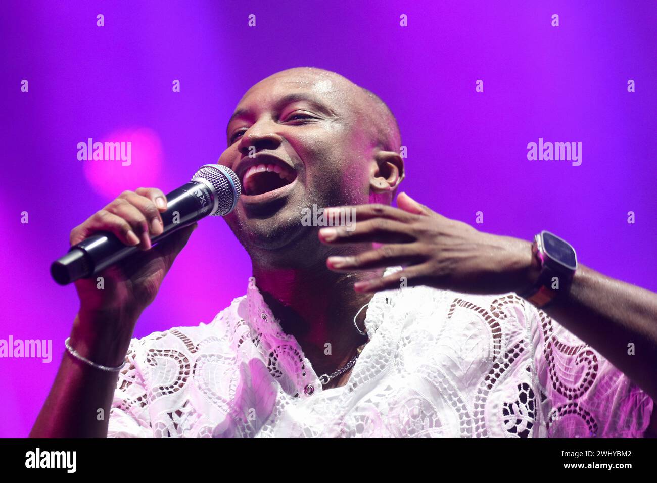 Recife, Brazil. 12th Feb, 2024. PE - RECIFE - 02/11/2024 - RECIFE, SINGER THIAGUINHO SHOW AT ...