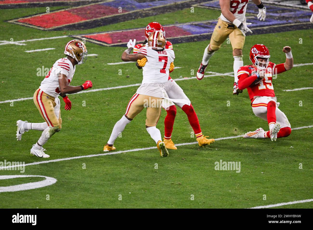 Las Vegas, USA. 11th Feb, 2024. Kansas City Chiefs quarterback #15 ...