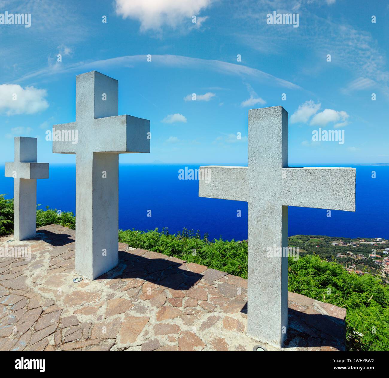 Christian crosses on top hi-res stock photography and images - Alamy