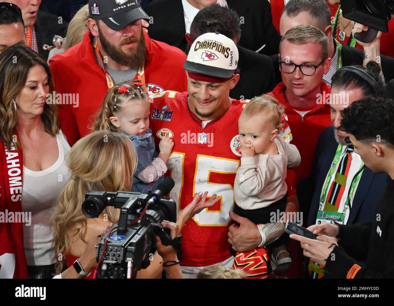 Las Vegas, United States. 11th Feb, 2024. Kansas City Chiefs ...