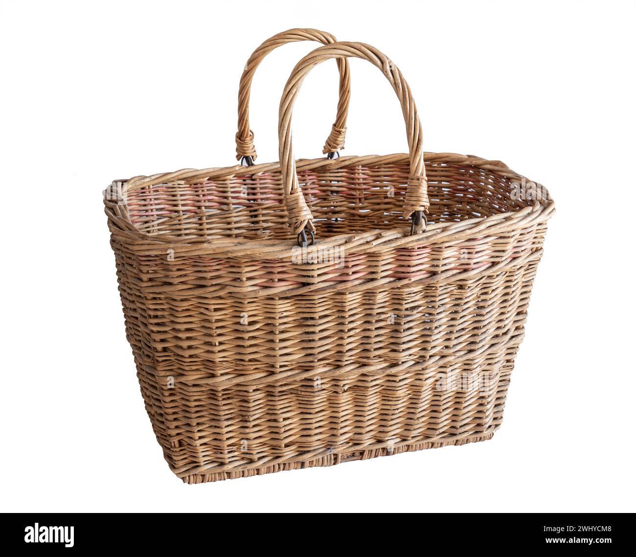 Big wicker basket isolated hi-res stock photography and images - Alamy
