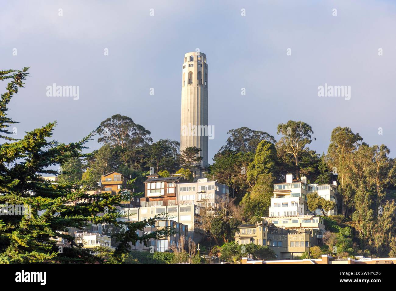 Pioneer park north beach coit tower telegraph hill boulevard cal hi-res ...