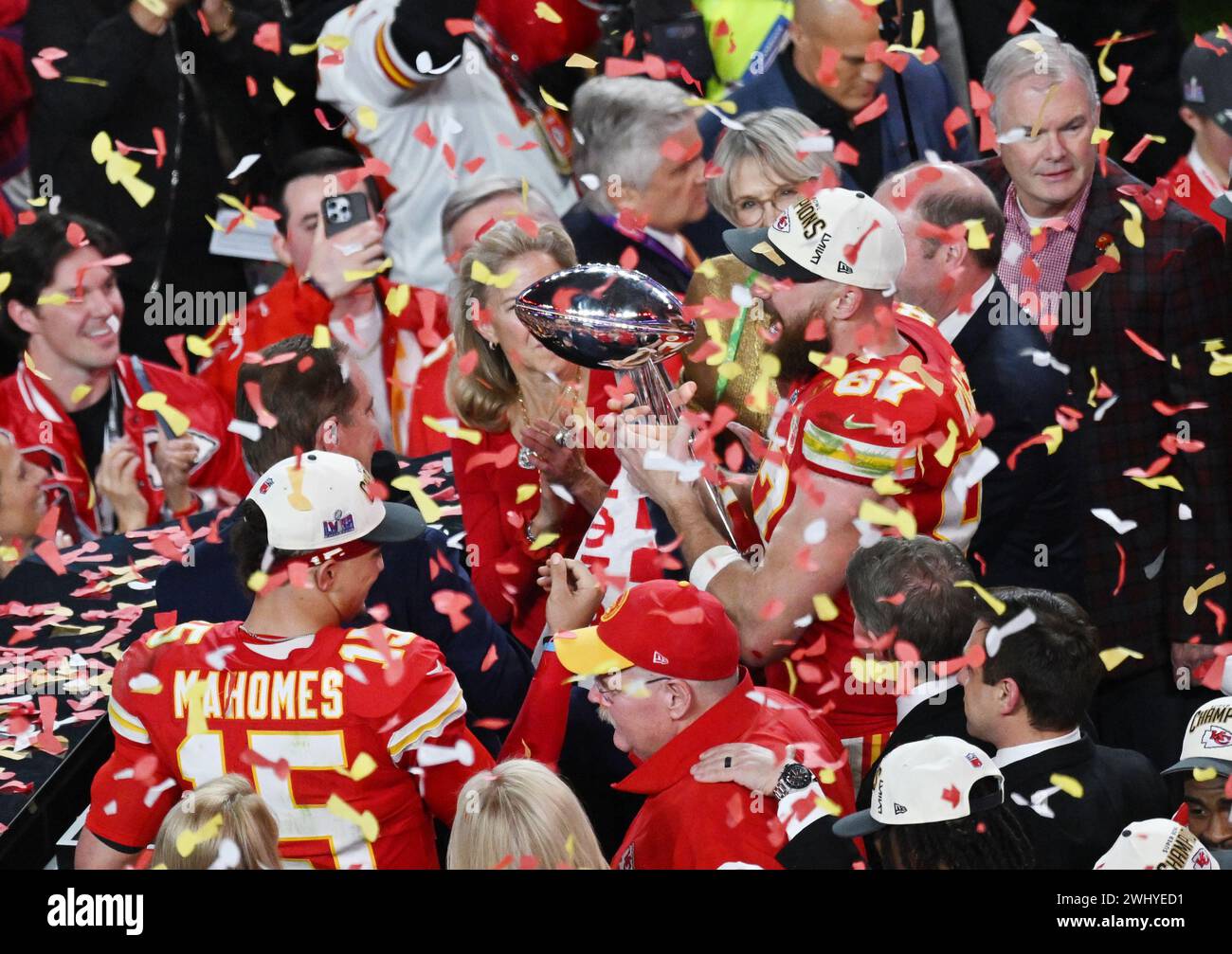 Super bowl vince lombardi trophy 2024 hi-res stock photography and ...